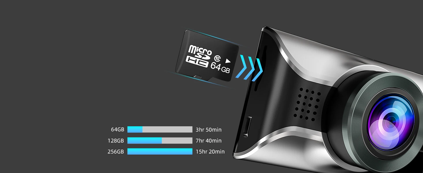 AZDOME M550 Pro-3ch DASH CAM - Smart & Reliable Recording