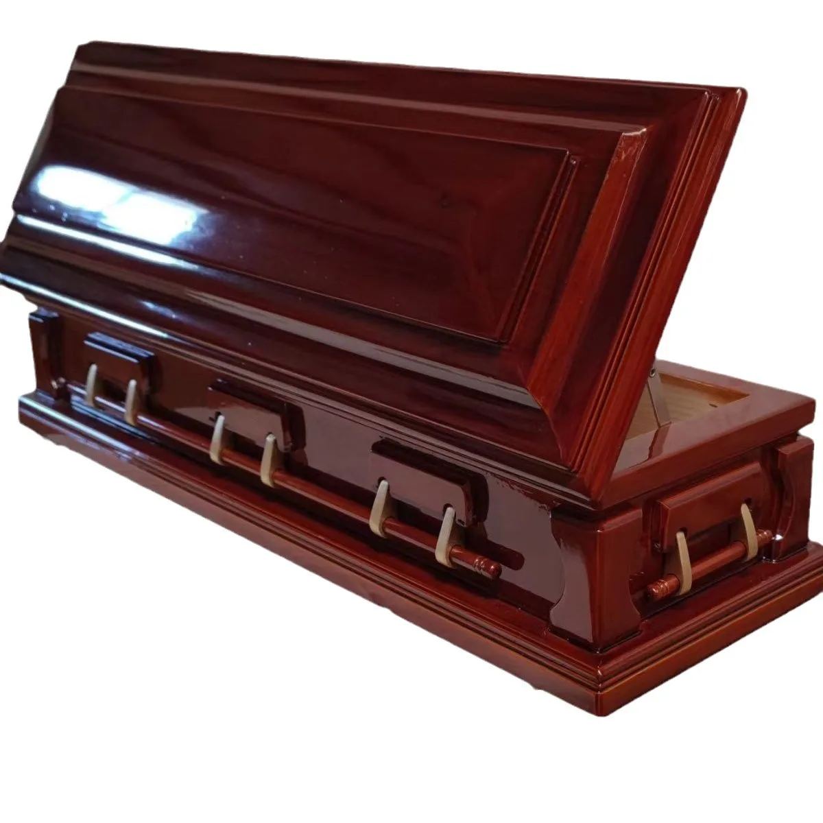 Western-Style Solid Wood Complete Funeral Supplies Large Coffin Urn ...