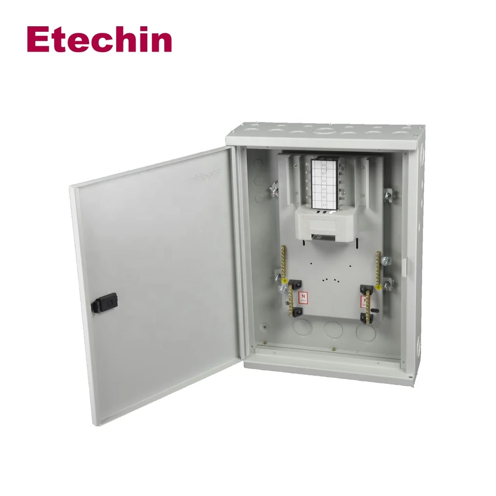 Mcb Pan Assembly Chassis Busbar 125a For Distribution Board - Buy ...