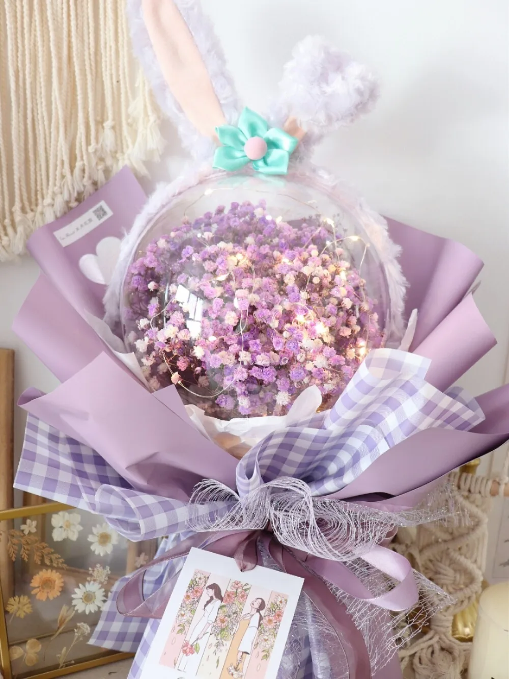 Tondo 2024 New Design Flower Wrapping Paper Acrylic Bobo Ballon Clear ...