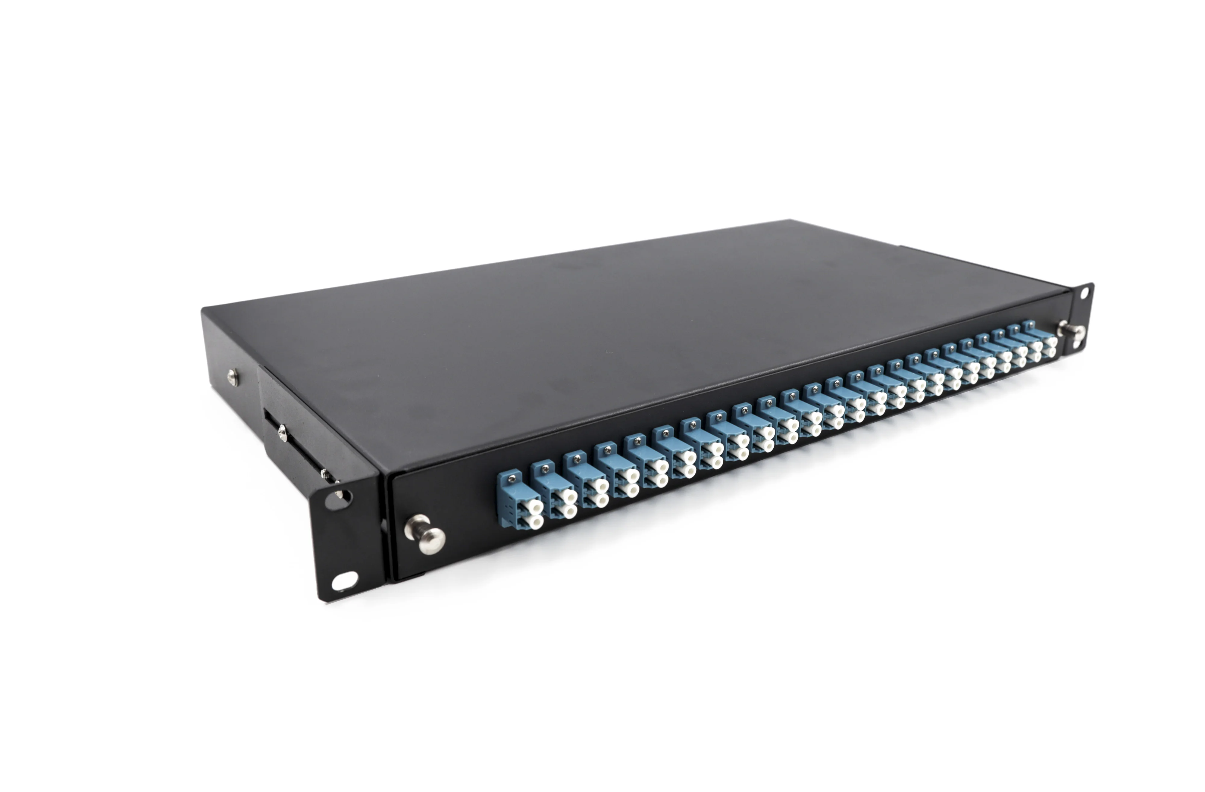 19inch Rack Mount Terminal Box 1u 50ports Sc Duplex Adapter Optic Patch Panel Odf - Buy Odf 24 ...