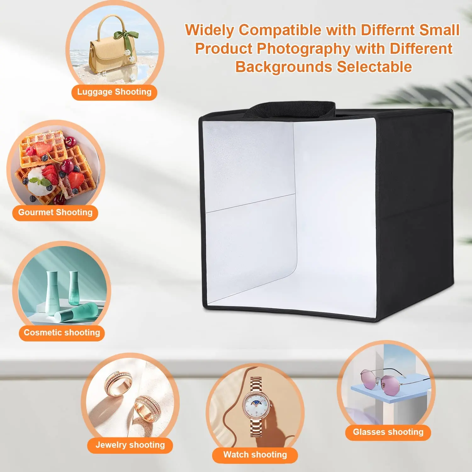 40cm Foldable Photography Lighting Kit - Portable Studio