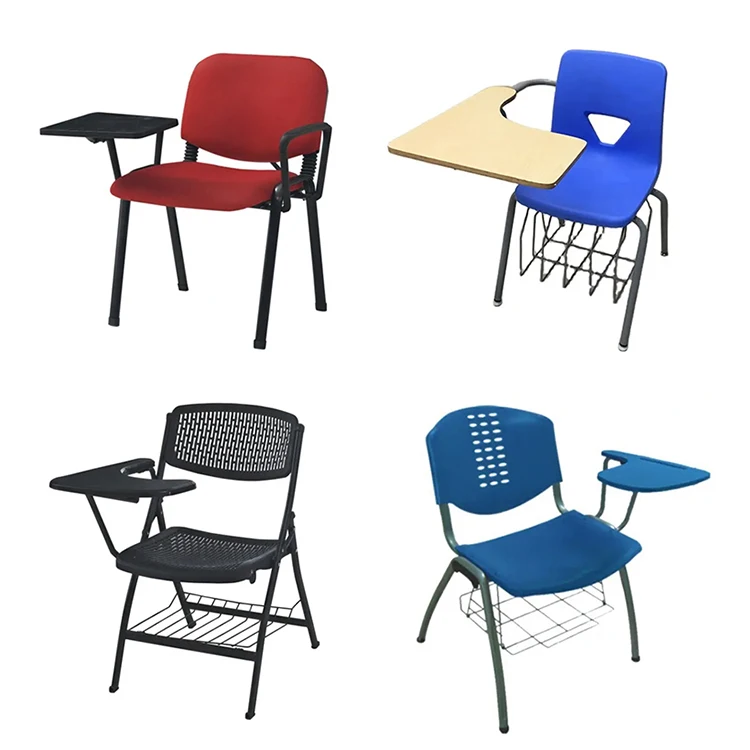 Modern Design Folding School Training Chair with Soft Cushioned Seat ...
