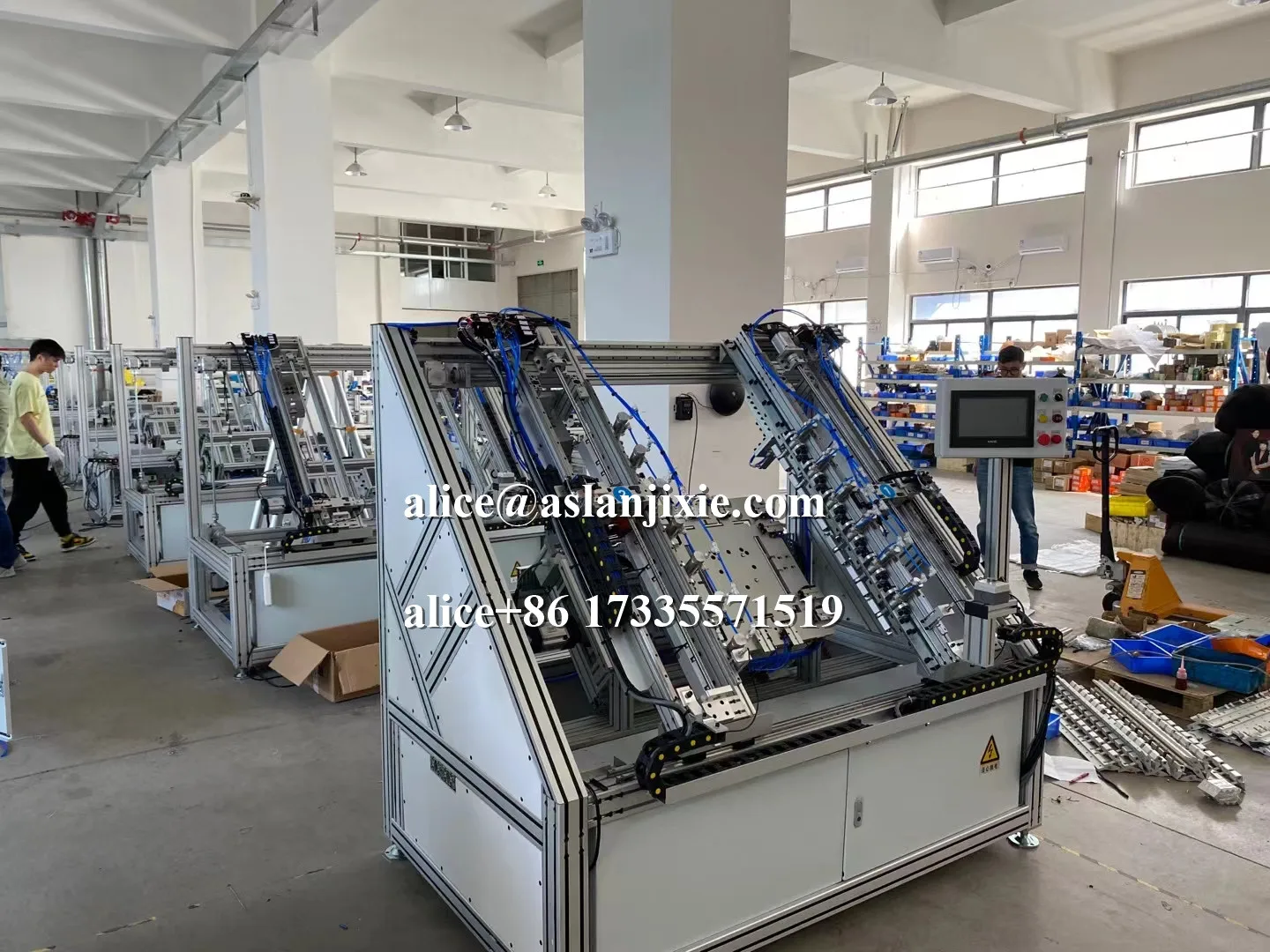 Semi Automatic Canvas Board Frame Nailing Machine/ Painting Frame Nail ...