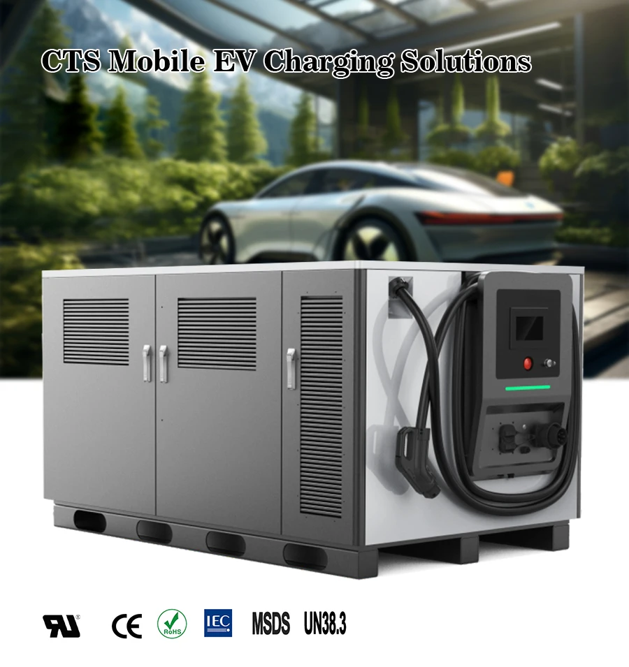 Portable EV Charger with Battery, 60kW-120kW Mobile Emergency Rescue DC ...