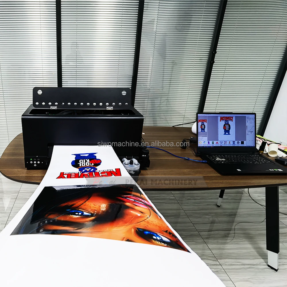 A3 Size Roll to Roll Inkjet Label Printing Machine