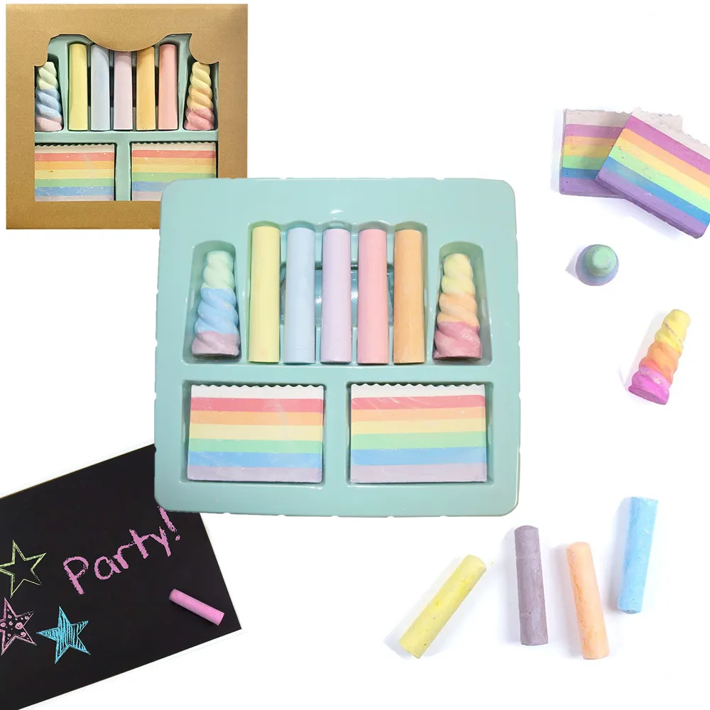 Outdoor Toy Washable Fancy Design rainbow unicorn Shaped Jumbo Sidewalk ...