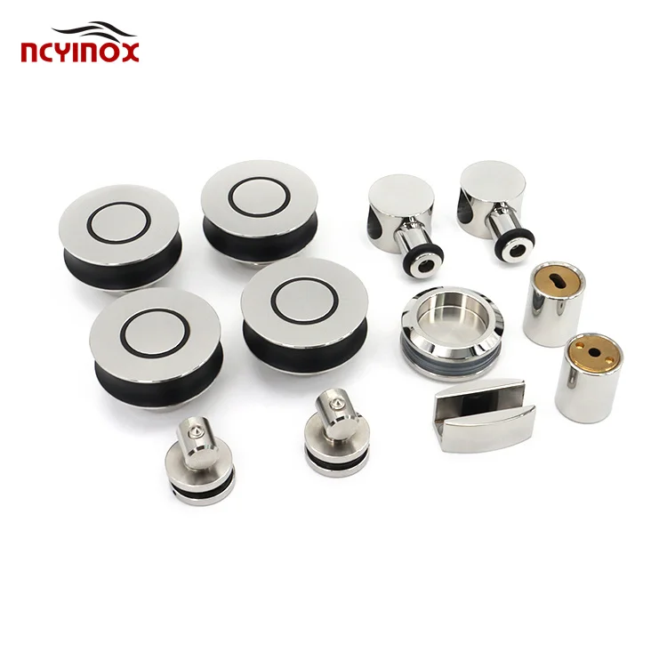 Stainless Steel Glass Sliding Shower Door Hardware - Buy Hardware ...