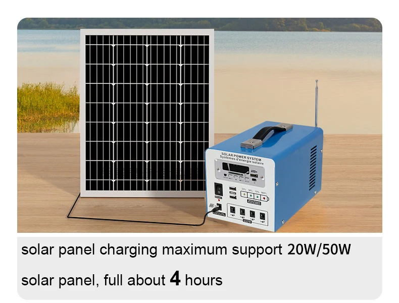 Outdoor Portable Solar Power Station - High Energy Storage