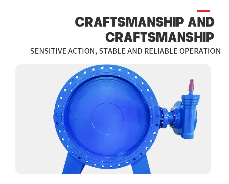 Customized Flange Double Eccentric Butterfly Valve D342x-16q Large-diameter Bi-directional Soft ...