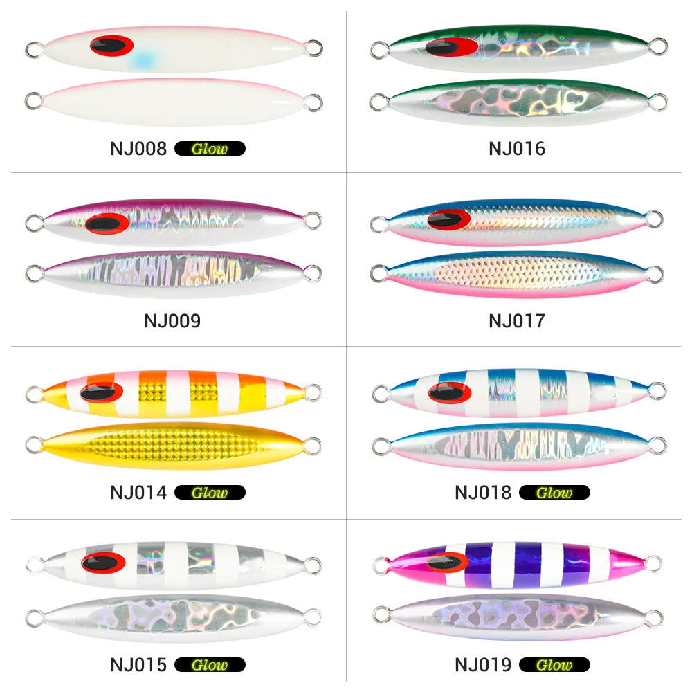 Noeby Metal Jig Fishing Lure 160g/190g/220g/330g/440g Heavy Weight Jig Deep Sea Fishing Lures ...