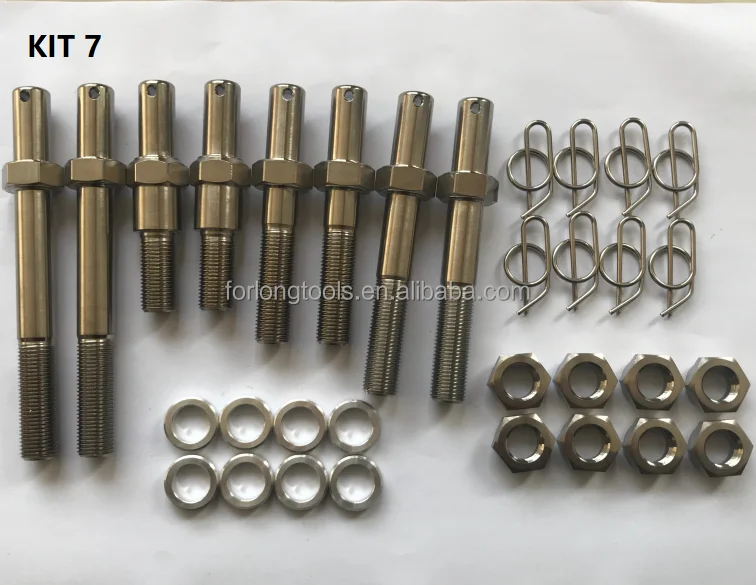 Titanium GR5 Sprintcar One Nut Radius Rod Bolt Kit