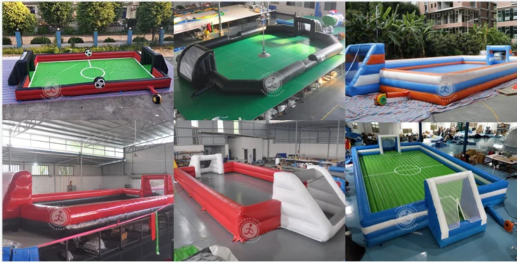 New Design Inflatable Soap Football Field,Inflatable Soap Soccer Field ...