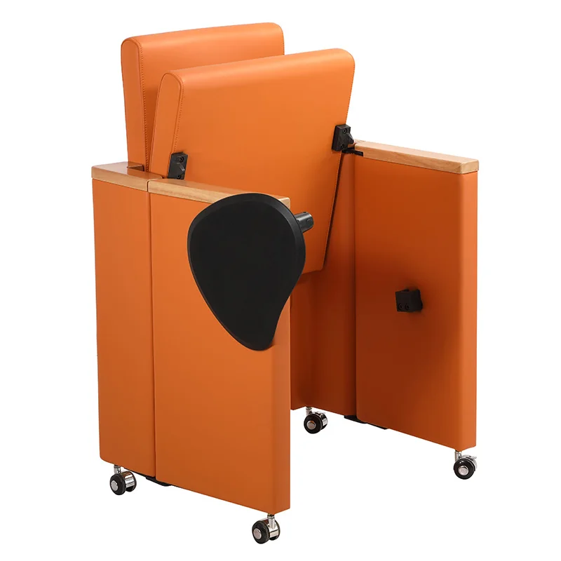 Foldable School Training Chair Leather High End Lecture Hall Seating ...