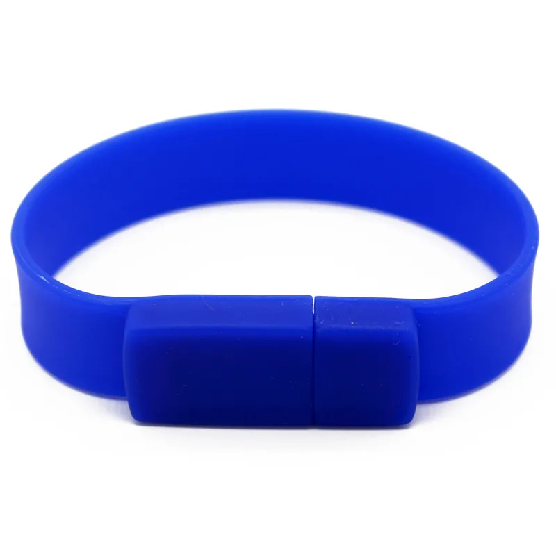 Bulk Silicone Pendrive Usb 2.0 Custom Logo Bracelet 2gb 4gb 16gb 32gb ...