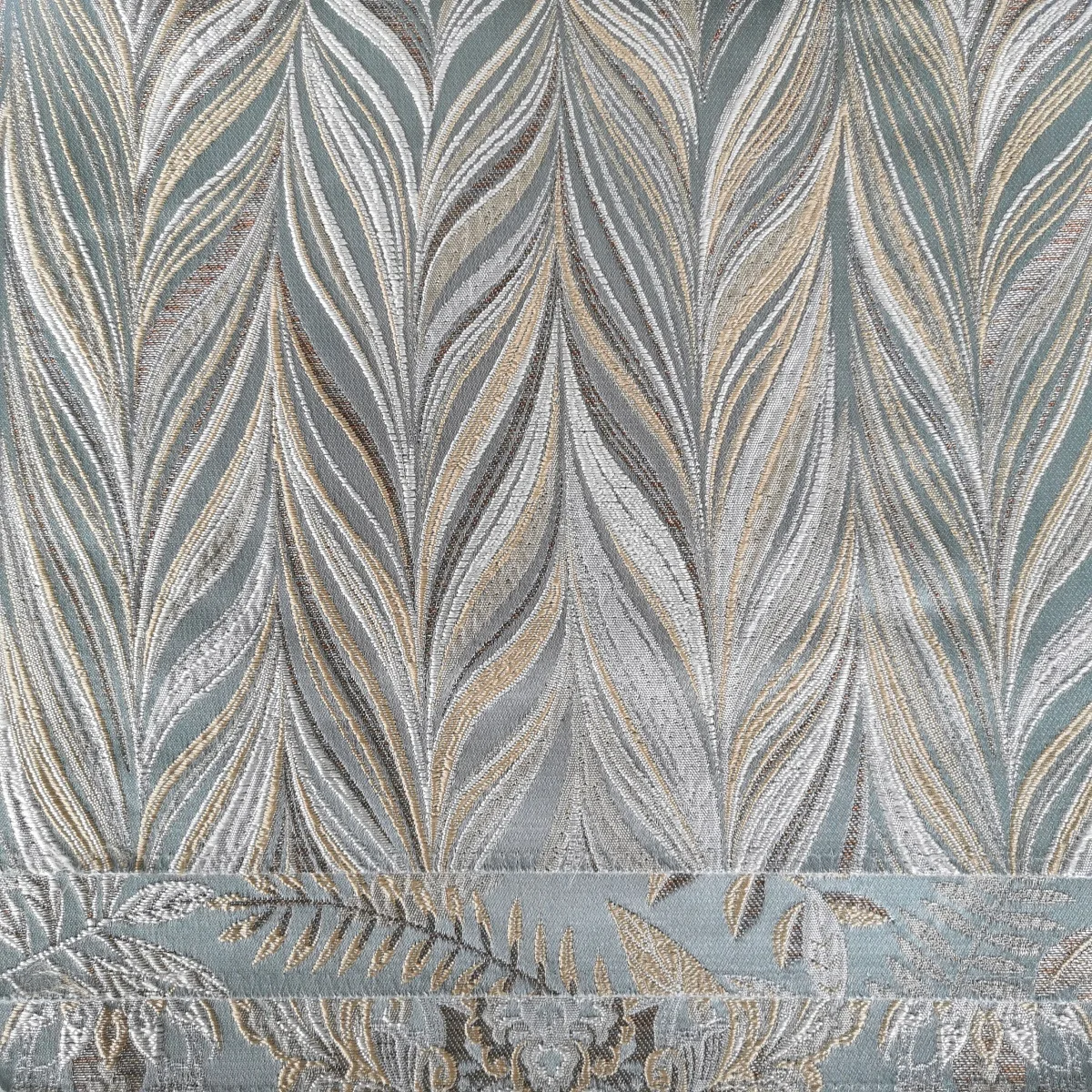 Modern Geometry Jacquard Fabric Woven 100% Polyester For Sofa Furniture ...