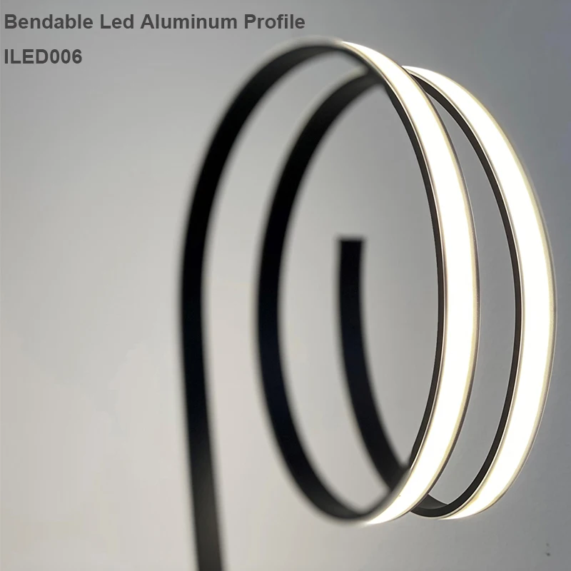 Slim Curved Led Extrusion Bendable Led Channel Flexible Aluminum ...