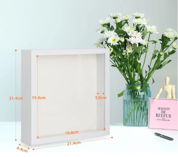 Shadow Box Frame Display Case 3d Picture Frame With Deep Wood ...