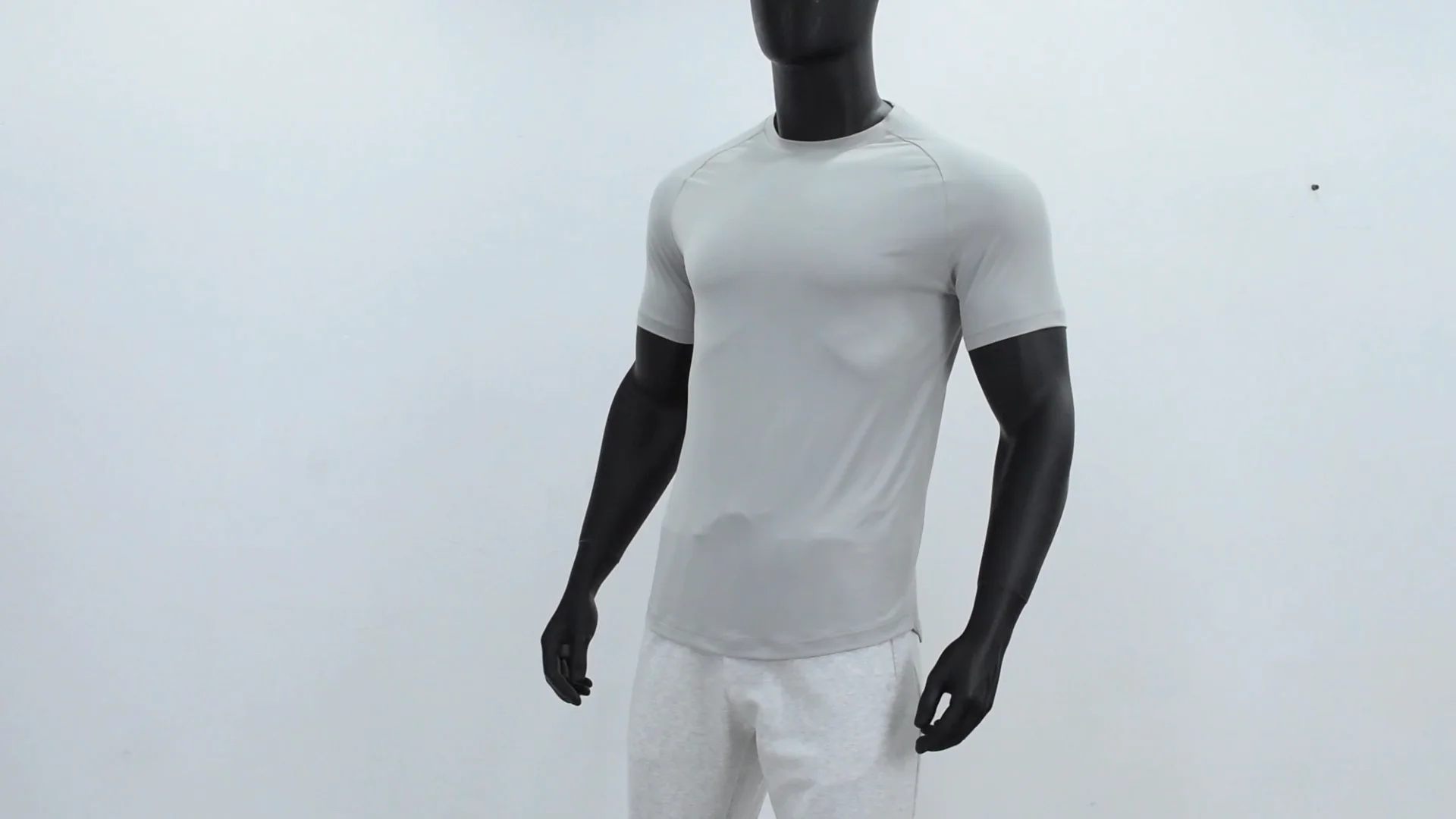 Custom High Quality Summer Men Plain Running Round Neck Blank T-shirt ...