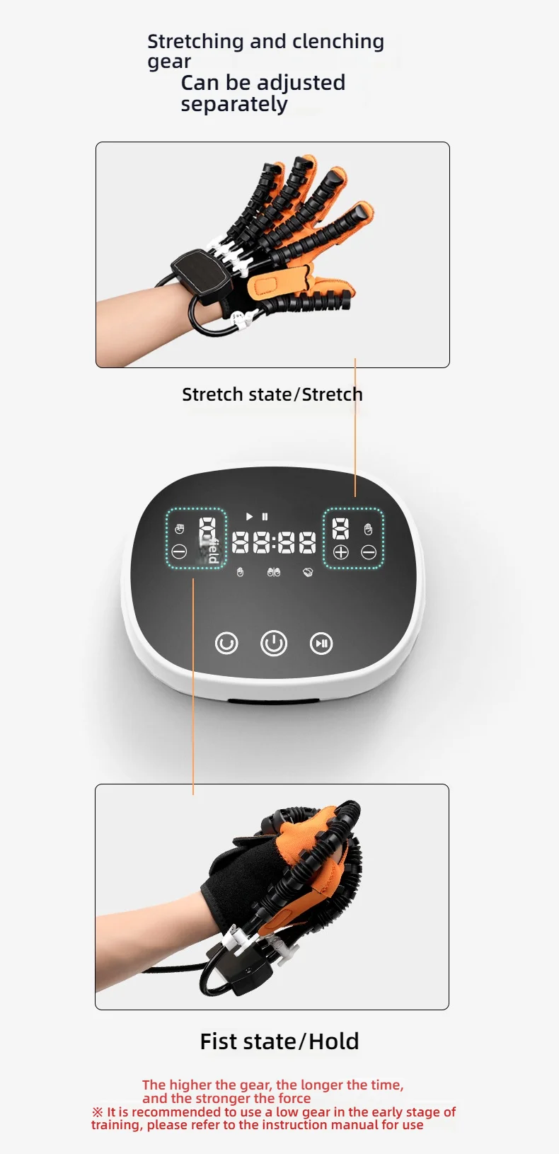Rehabilitation Robot Gloves Upgrade Stroke Hand Therapy Equipment ...