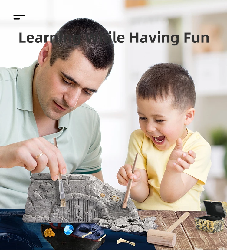 Pirate Treasures Dig Kit - Embark on a Mysterious Adventure