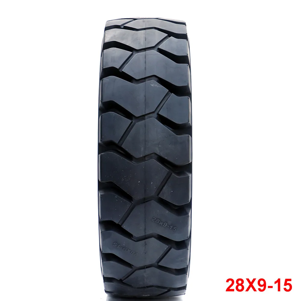 Forklift Solid Tire Material Handling Equipment Parts 29x9-15 28x9x15 8.25-15 8.25 X 15 Solid ...