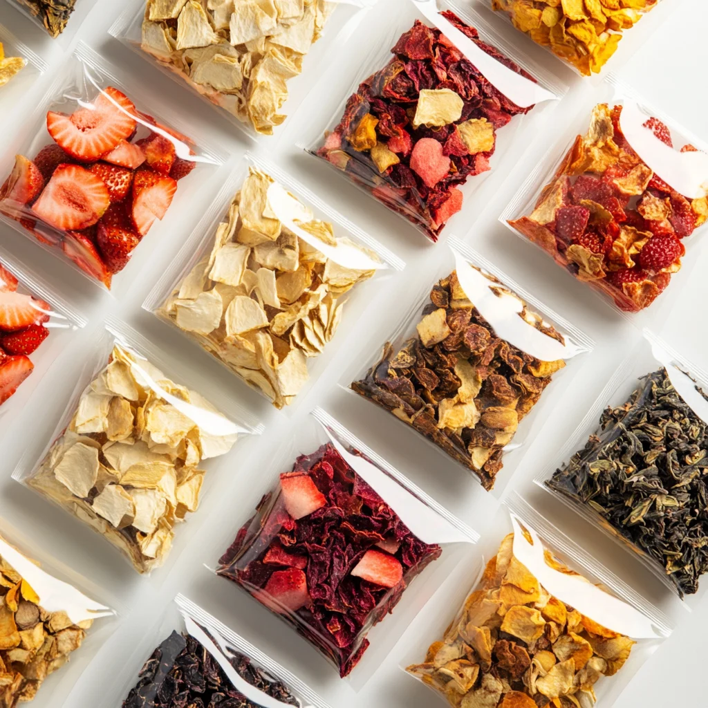 Freeze Dried Fruit Tea Natural Flavors Rich in Antioxidants Supports ...