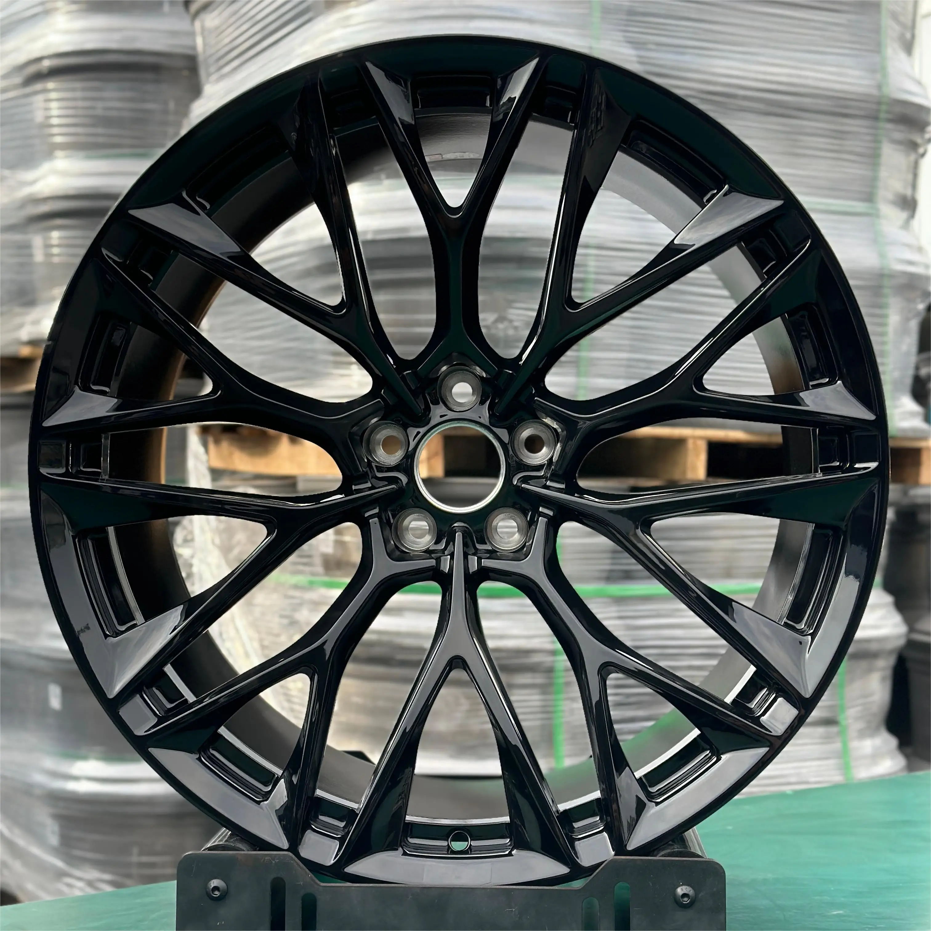 One-piece Matte Black Forged Wheel Custom Wheel Rim 16-30 Inches ...