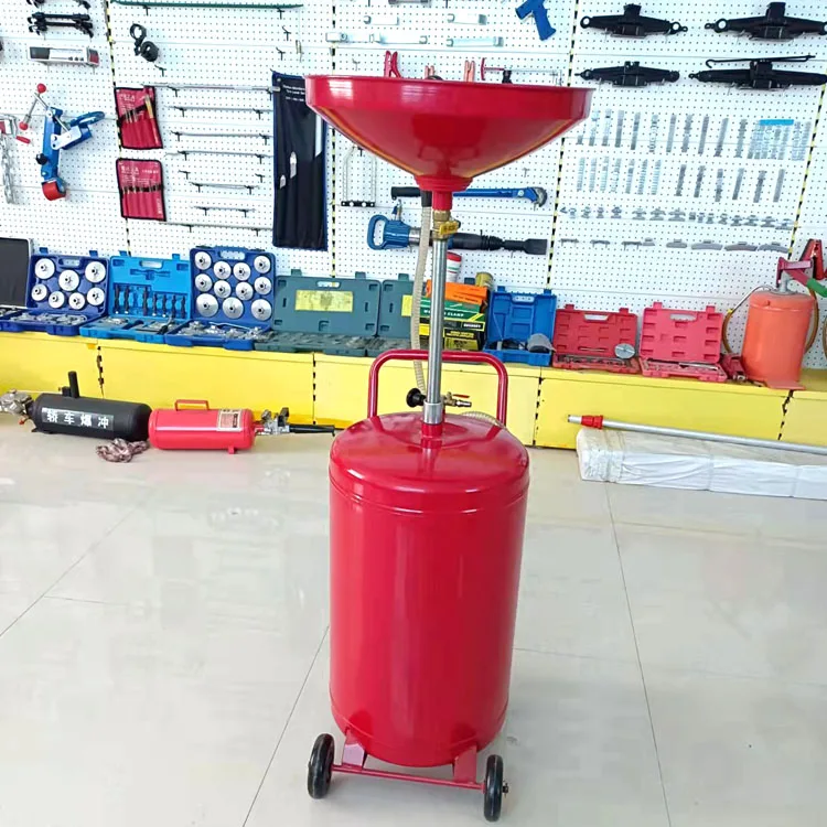 90l Pneumatic Oil Drainer With Measuring Cup Waste Oil Collecting ...