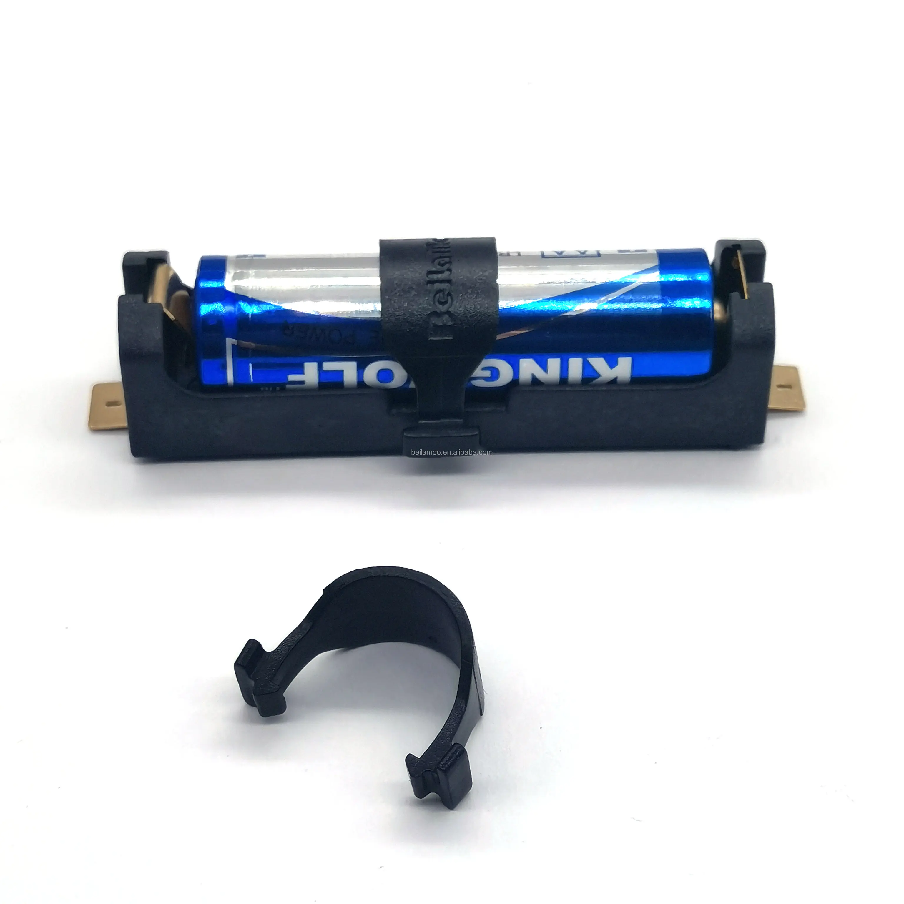 1aa Battery Holder With Pc Pins Um3*1 With Clip - Buy Aa Battery Case ...