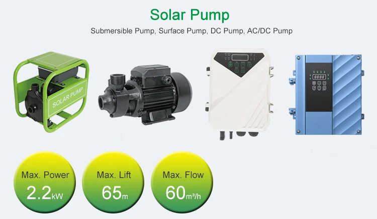 2.5hp 5hp Ground Surface Solar Water Deep Well Pumps With Solar Panels - Buy Solar Surface Deep ...