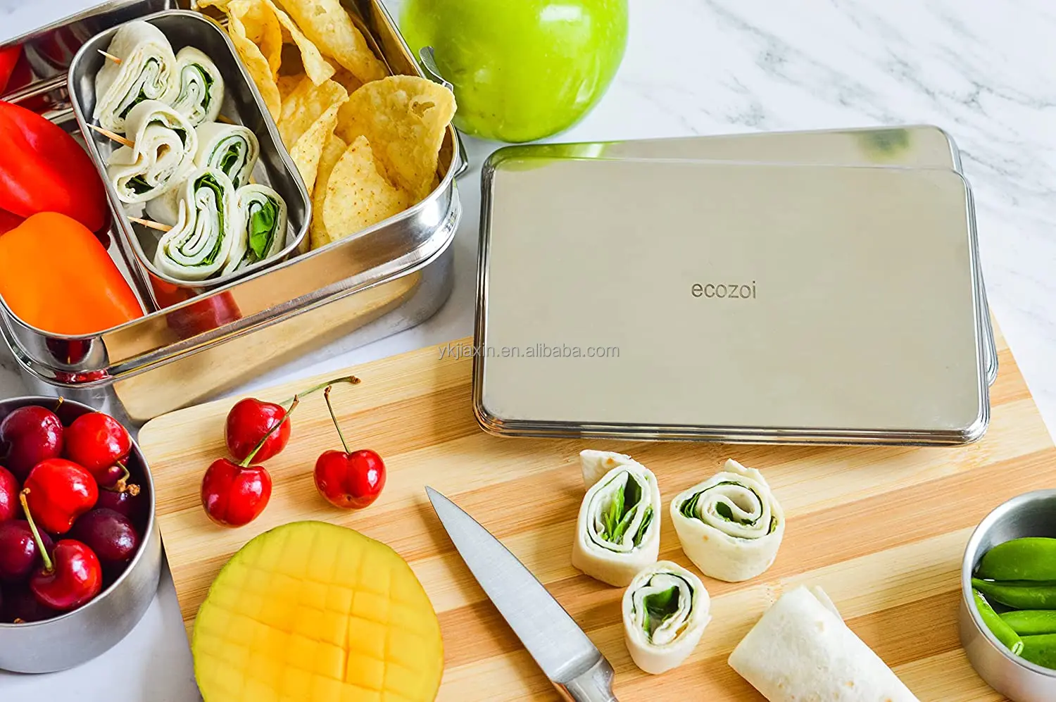 Stainless Steel Lunch Chillers - Ice Packs for Bento Boxes