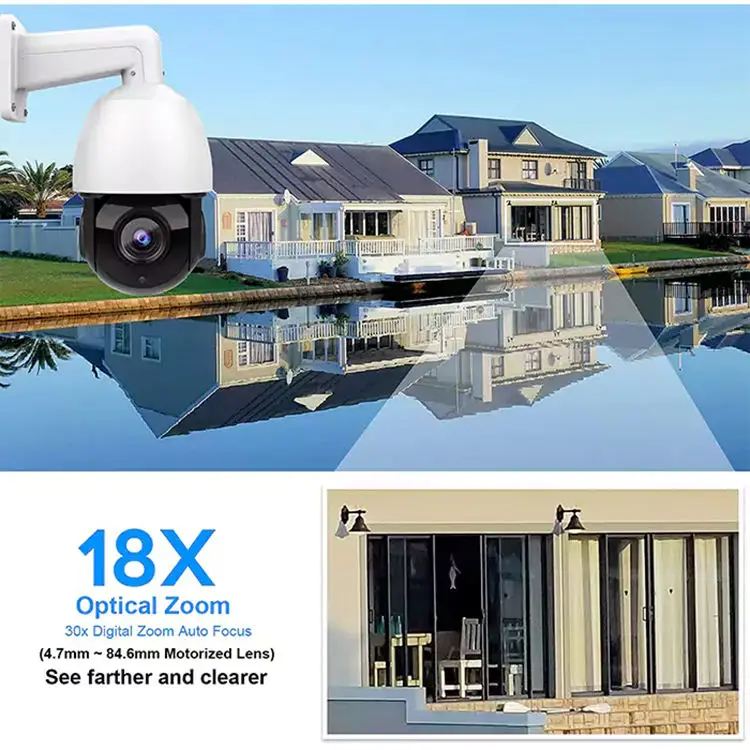 Hikvision 8mp 4k Ip Ptz Camera With Night Vision & Auto Tracking - Oem