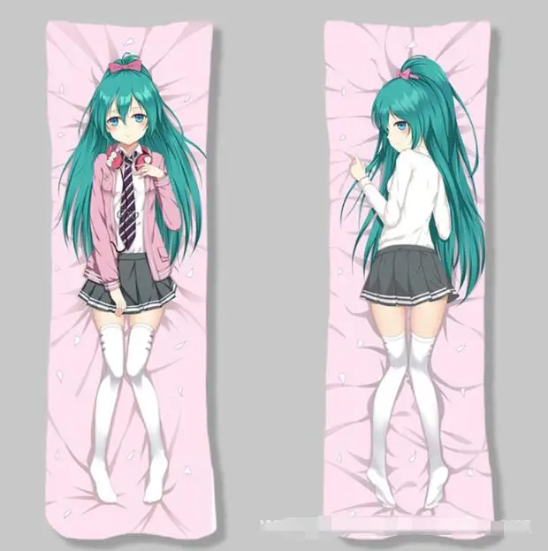 Miku Dakimakura Customized - Soft Peach Skin Pillowcase