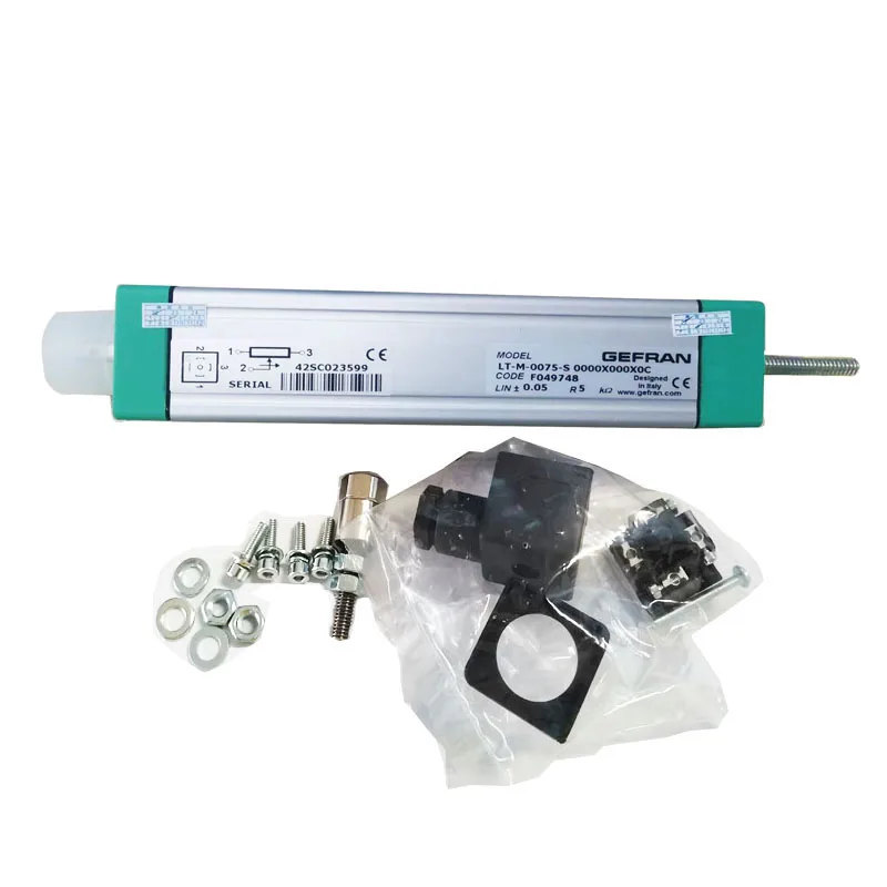 Italy original GEFRAN LTM series linear displacement sensor injection molding machine Rod ...