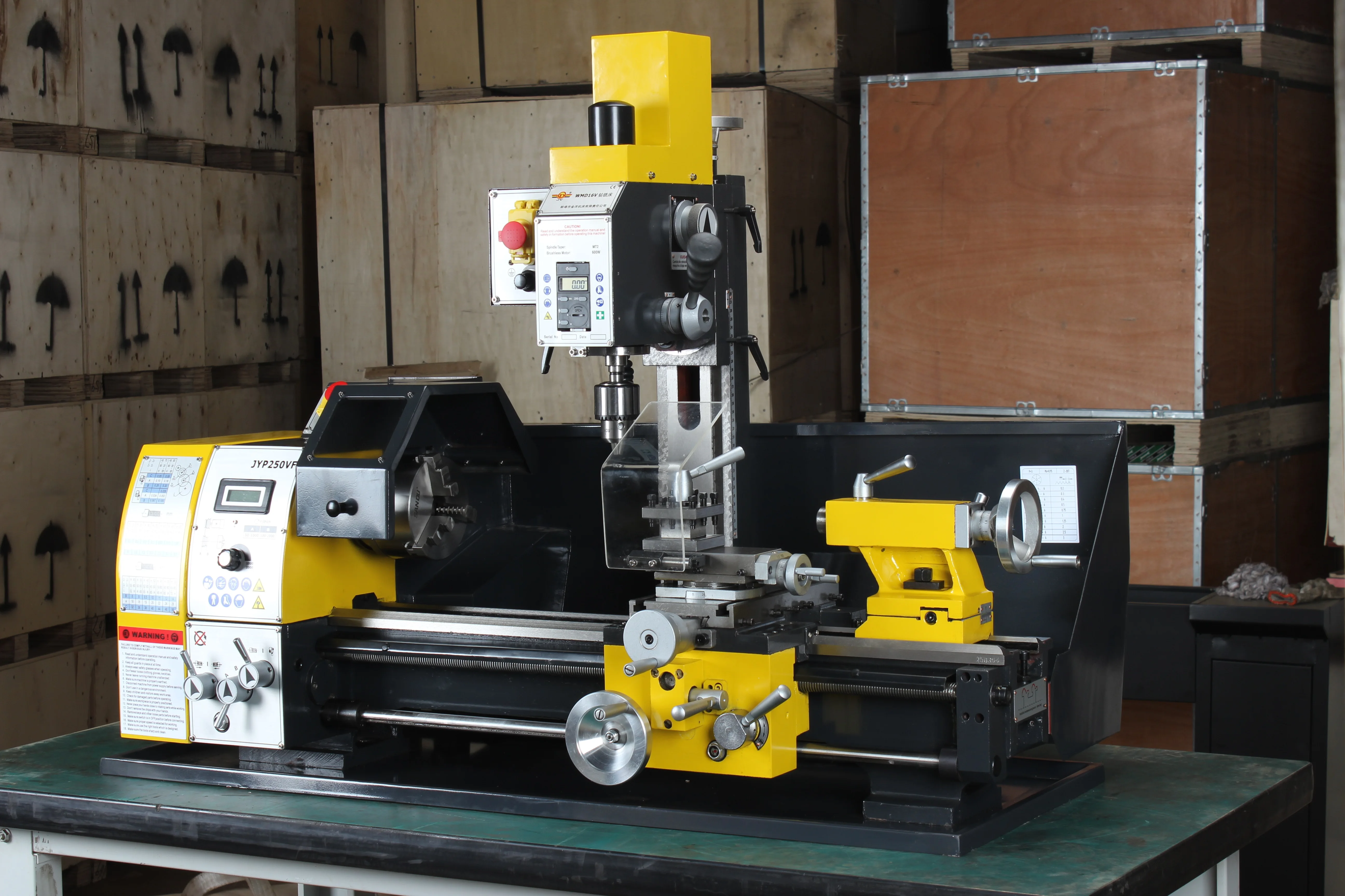 JYP300VF Combo Lathe Milling Machine for Metal Turning & Drilling, OEM