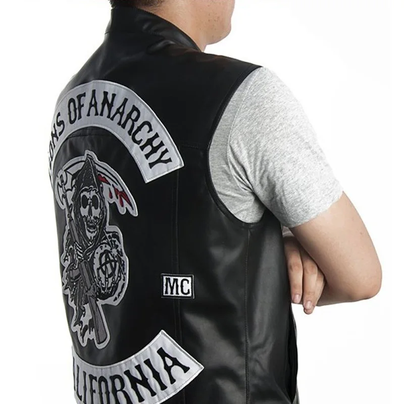 Biker Patches On Backing,Reflective Patches Sustainable Embroidered ...