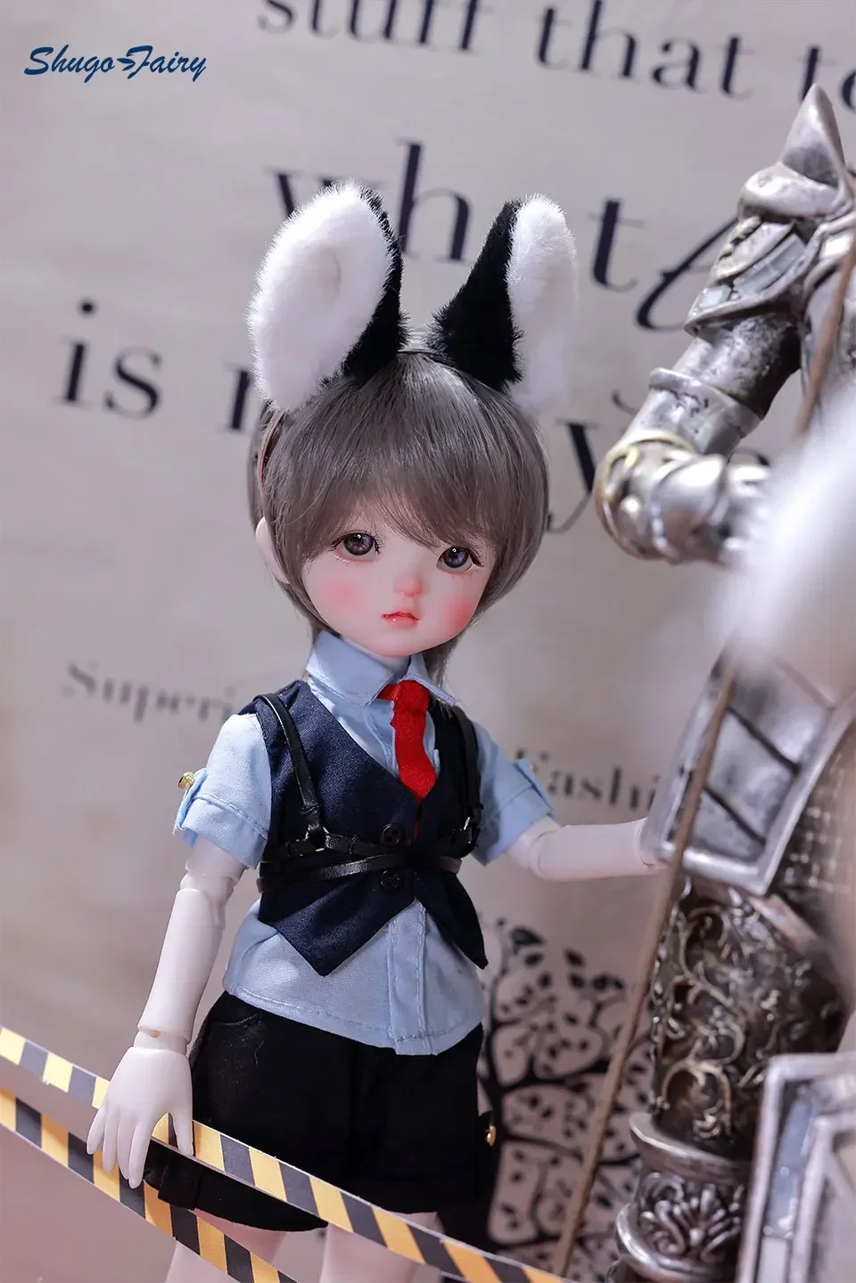 Damita Bjd Doll 1/6 Modern Cute Style Animal Dog World Cos Enforcement ...
