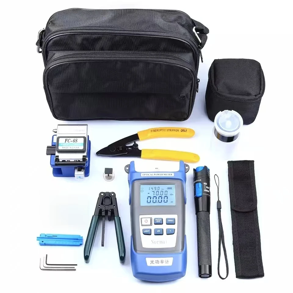 FTTH 10MW Red Light Pen Optical Power Meter Cold Joint Fiber Optic ...