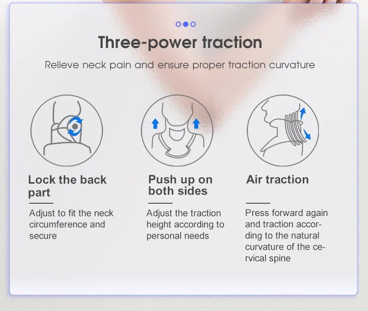 Medical Inflatable Easy To Wear Cervical Spondylosis Neck Back Pain ...