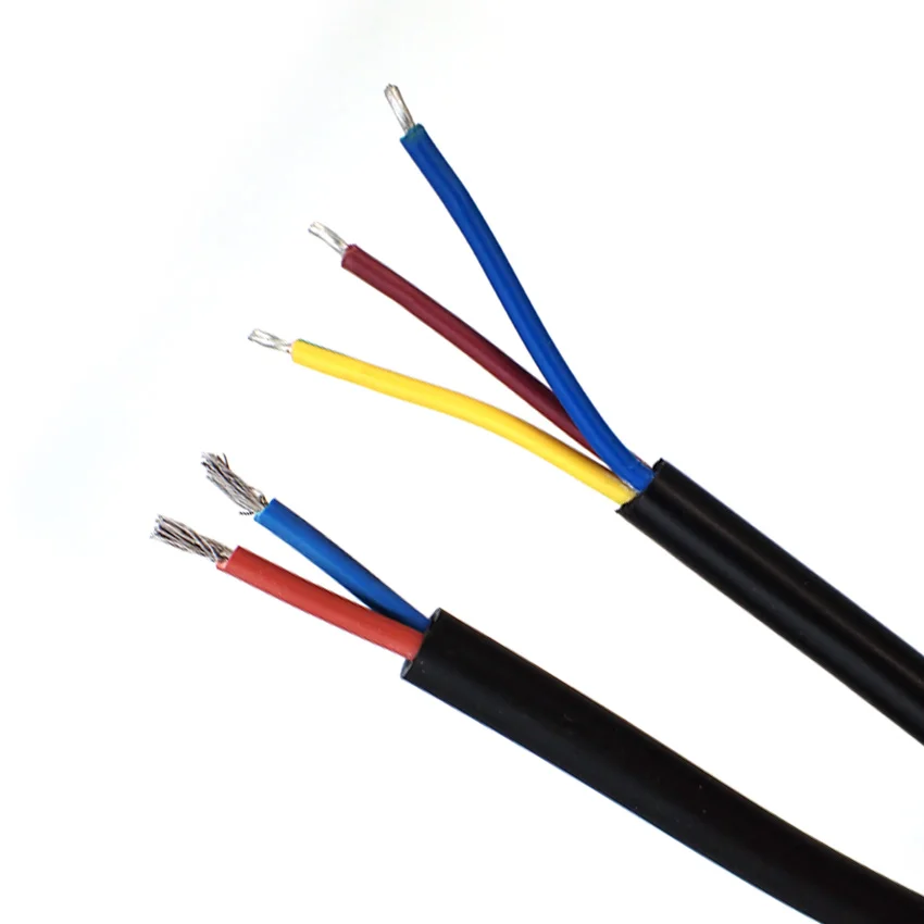 Cable De Alambre Eléctrico Flexible De 3 Núcleos De 1,5mm