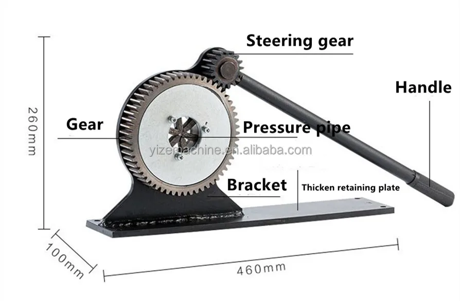 Manual Hydraulic Pipe Crimper - Pressure Hose Squeezing Machine