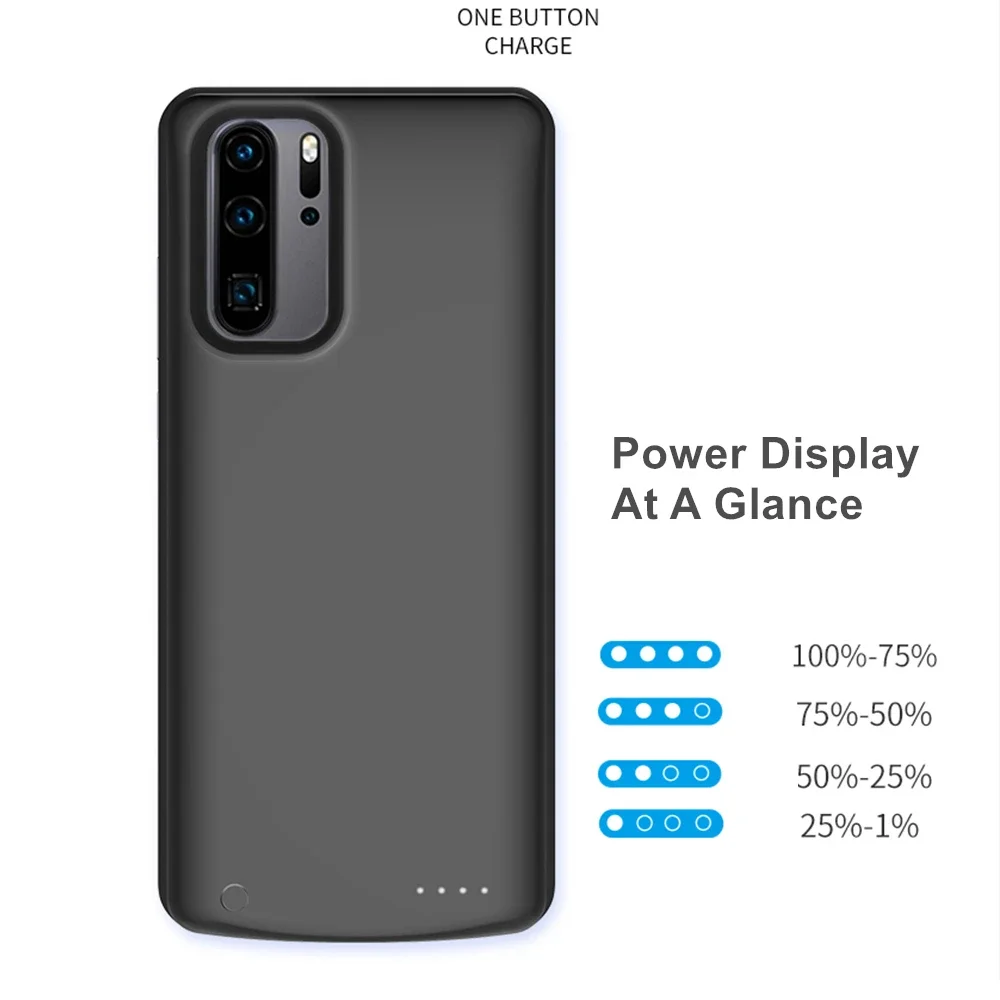 Huawei P30 Pro Battery Case - Power Bank Charger, 6800mAh, Portable ...