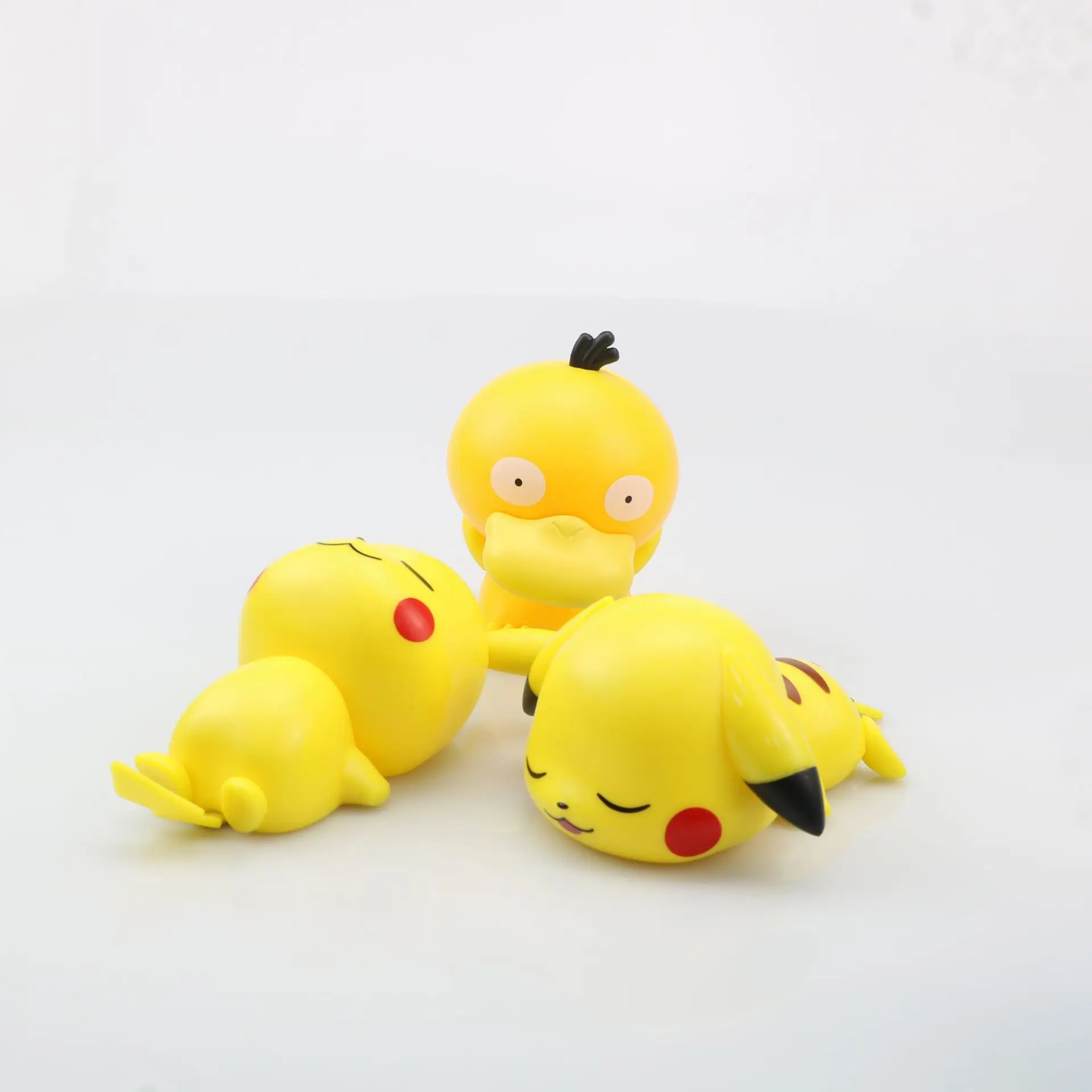 8 Pokemoned Pikachu Pokemoned Shellless Capsule Egg Doll Toy Model ...
