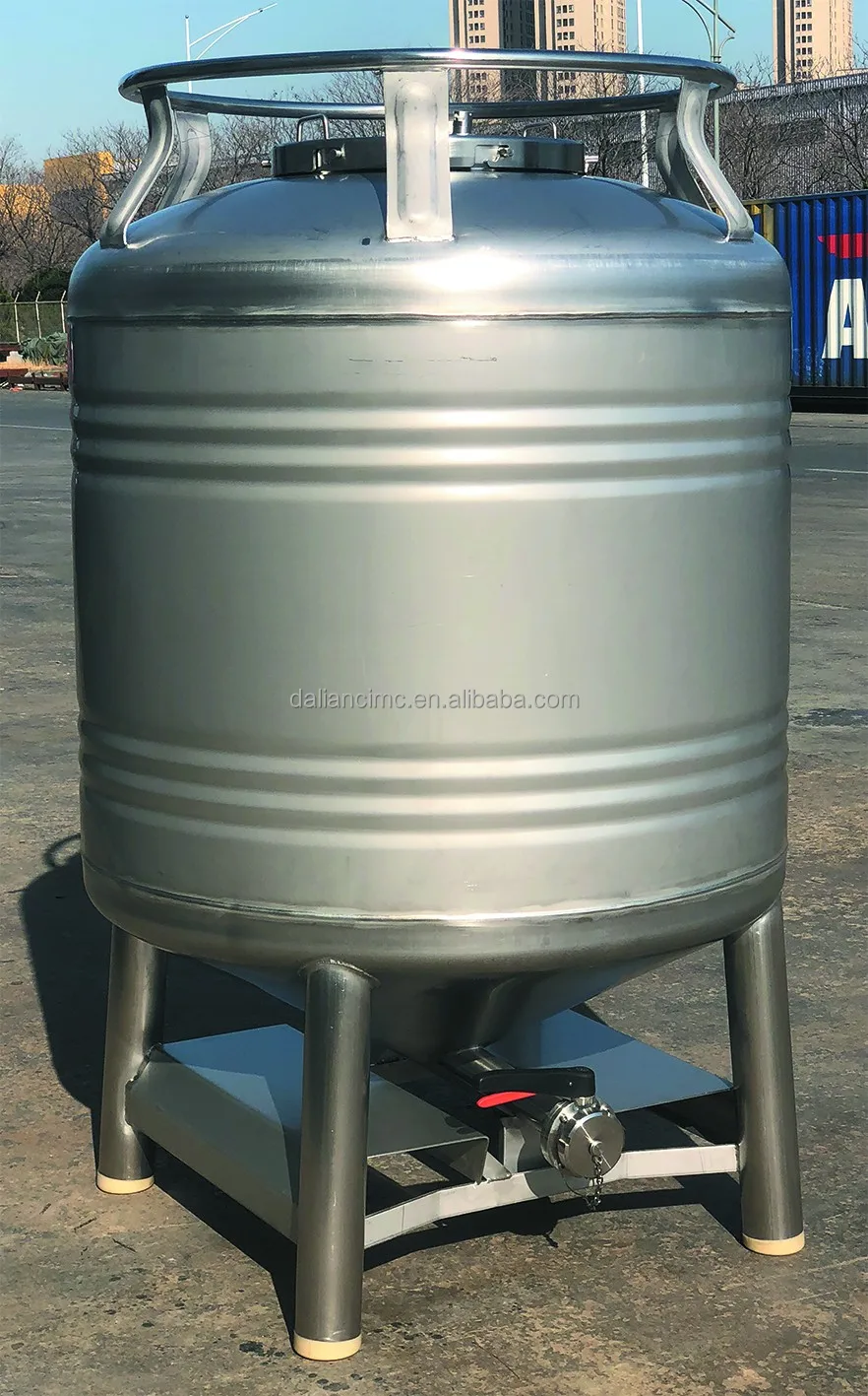 Food Ibc Tank 800l Sanitary Food Liquid Strrage Vessel Stainless Steel ...
