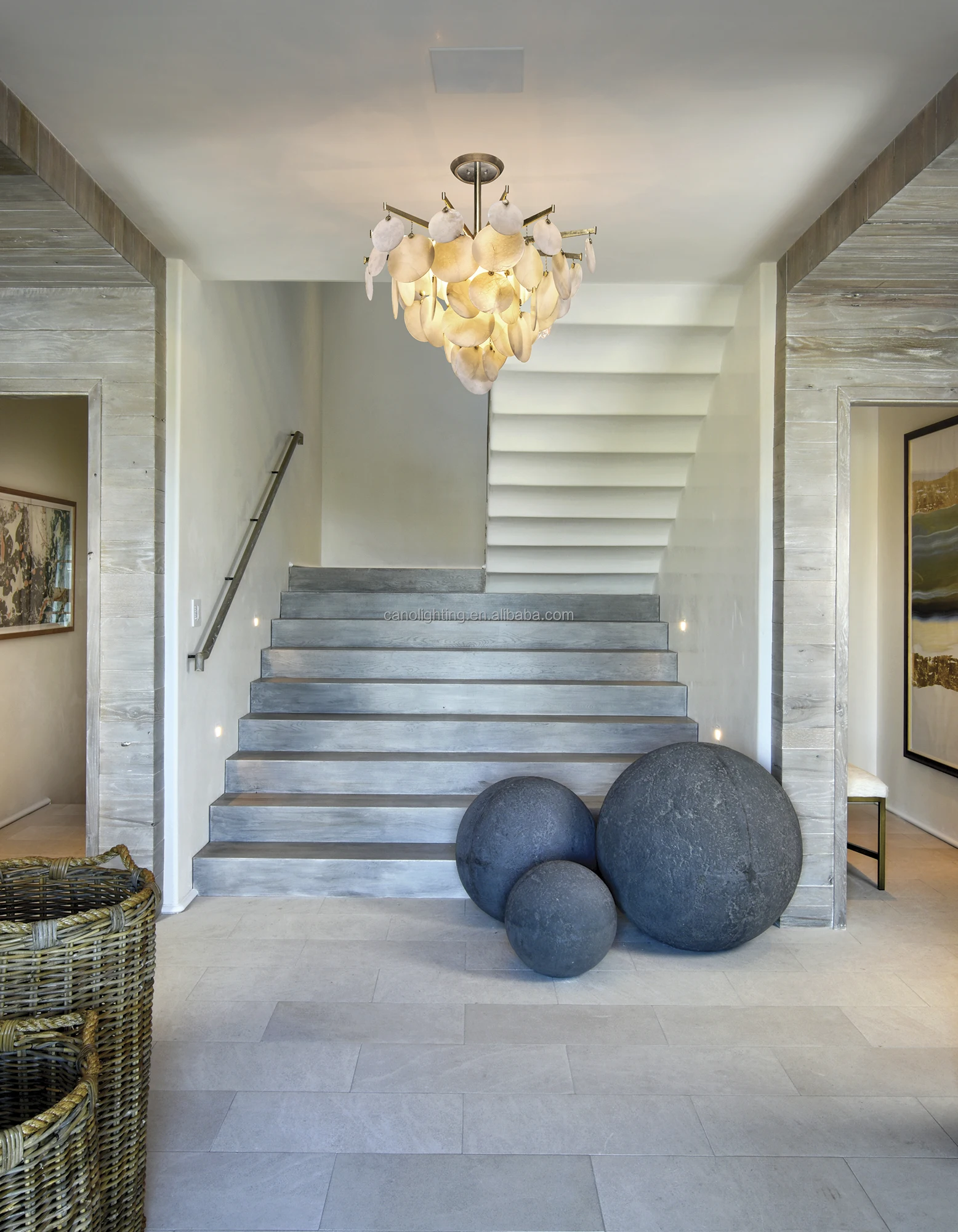 Modern Indoor Lighting - Elegant Villa Calcite Fixture