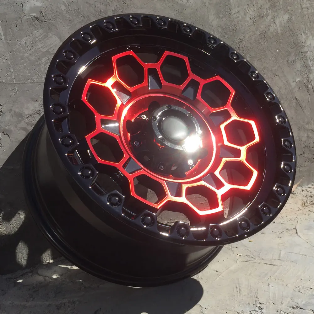 Aluminum Wheels 4x4 Wheel Rim Pickup Wheels 5x150/127 Matte Black 6x139 ...