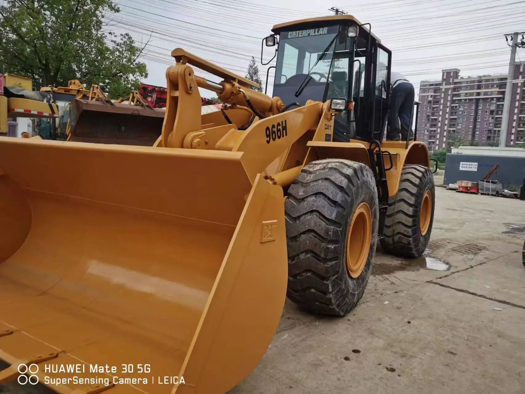 Used Wheel Loader CAT 966H Caterpillar 966G/966H Front Wheel Loader ...