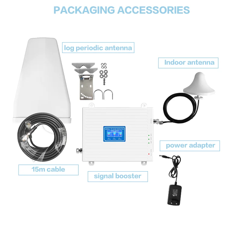 3g Cdma 2g Gsm Signal Repeater Mobile 3g Dcs Triple Tri Band 4g Lte ...