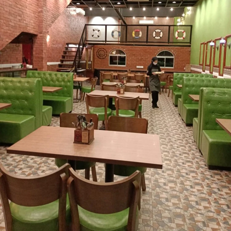 Leather Chesterfield Booths - Modern Retro Dining Seating